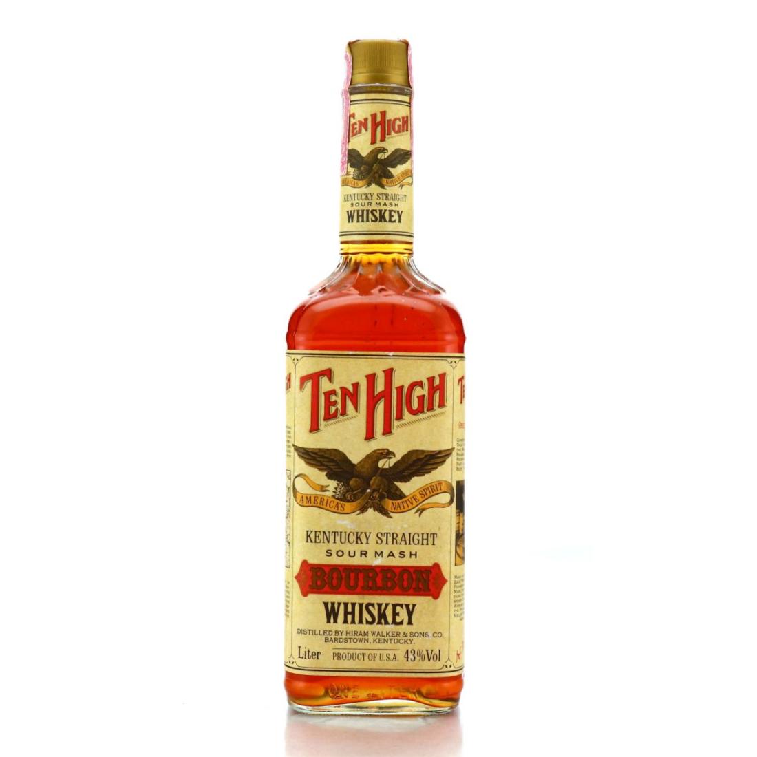 Ten High Kentucky Straight Bourbon 1990s 1 Litre Whisky | Whisky Auctioneer