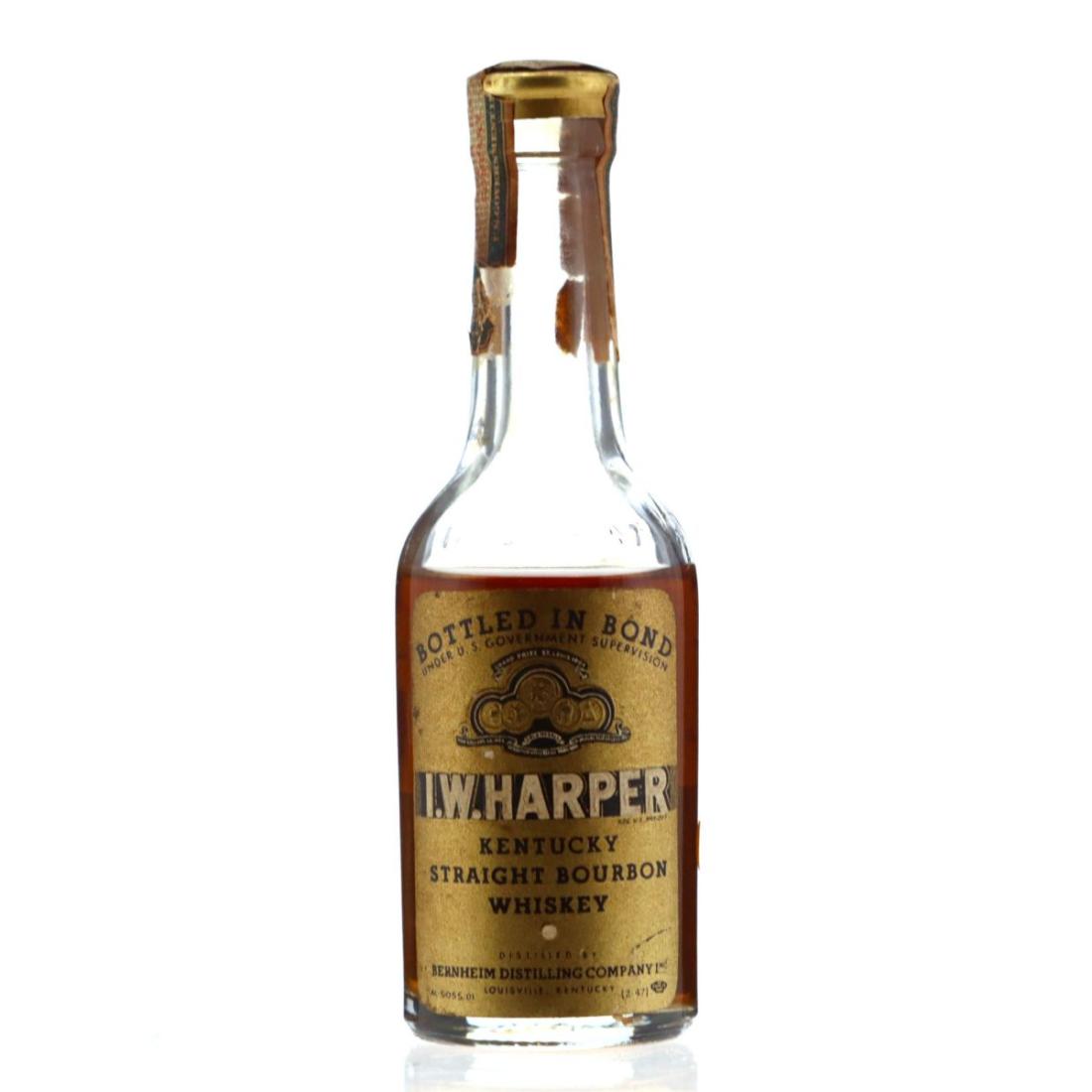 I.W. Harper Gold Medal Kentucky Straight Bourbon Miniature 1940s Whisky ...