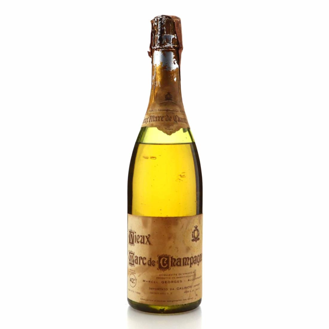 Marcel Georges Vieux Marc de Champagne 1970s / Calinosi Import Whisky ...