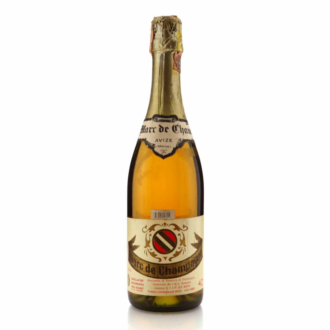 Avize Marc de Champagne 1959 / I.B.E Import Whisky | Whisky Auctioneer