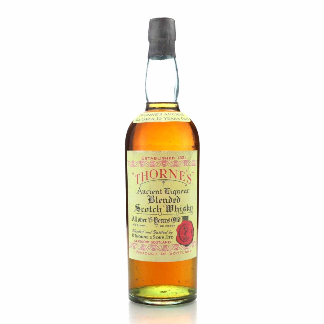 Thorne's 15 Year Old Scotch Ancient Liqueur Whisky | Whisky Auctioneer