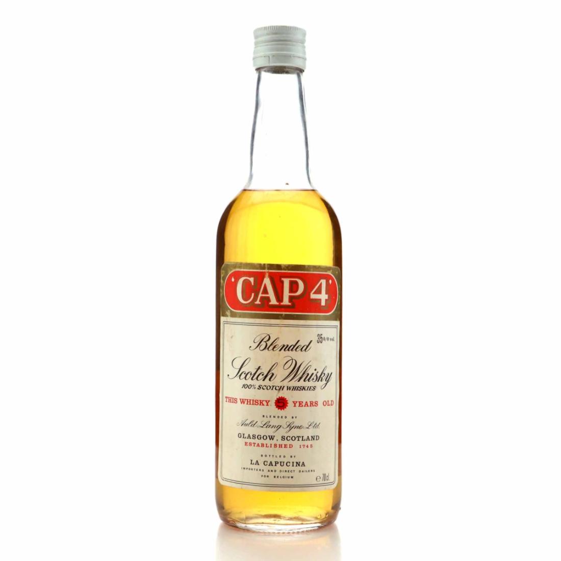 Cap 4 5 Year Old Blended Scotch Spirit Whisky | Whisky Auctioneer
