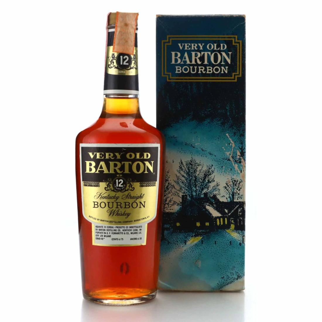 Very Old Barton 12 Year Old Old Kentucky Straight Bourbon 1981 ...