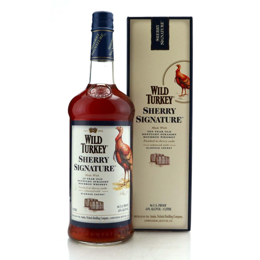 Wild Turkey 10 Year Old Sherry Signature 1 Litre Whisky | Whisky Auctioneer