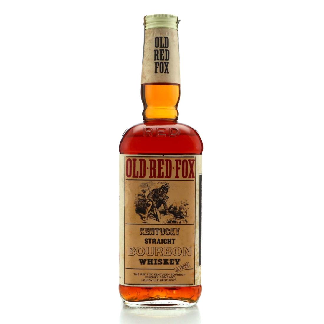 Old Red Fox 8 year Old Kentucky Straight Bourbon 1980s / German Import ...