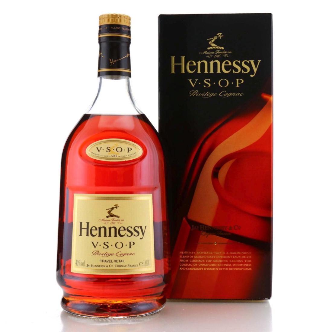 Hennessy VSOP Cognac 1 Litre / Travel Exclusive Whisky | Whisky Auctioneer
