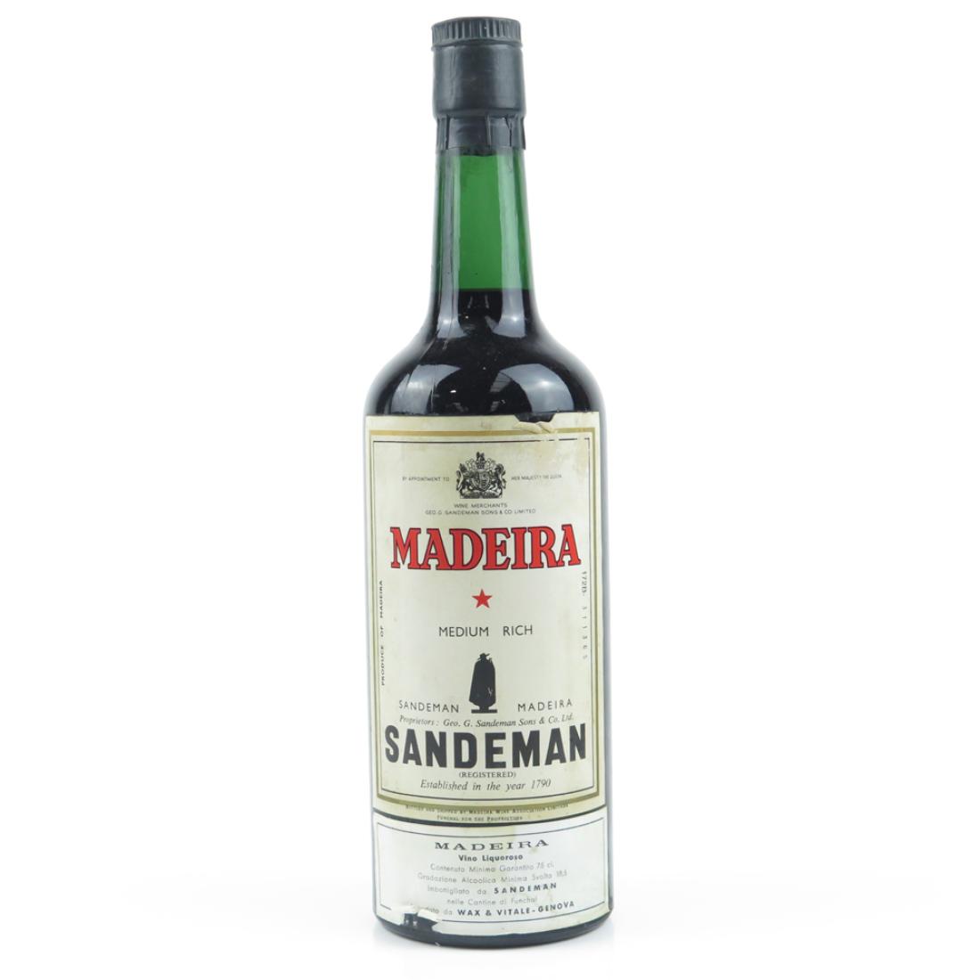 Sandeman Medium Rich Madeira Circa 1950s Whisky | Whisky Auctioneer