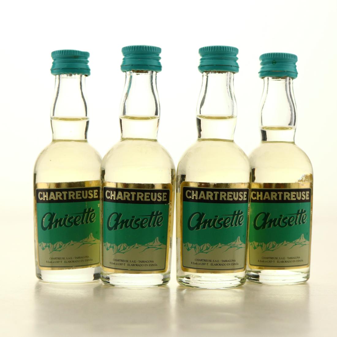 Chartreuse Anisette Tarragona Miniature x 4 Whisky | Whisky Auctioneer