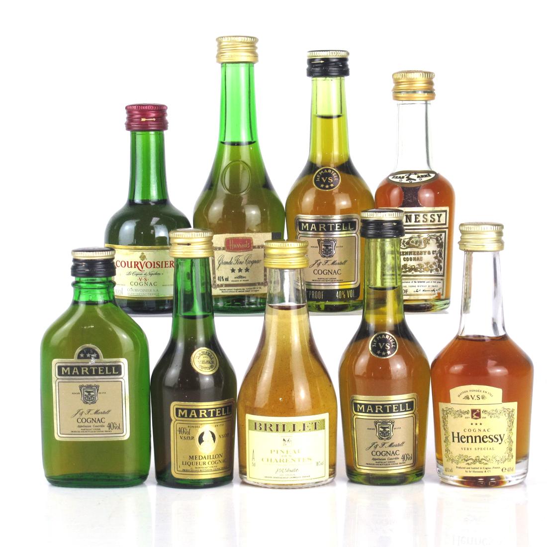 Cognac Miniatures Selection x 9 Whisky | Whisky Auctioneer