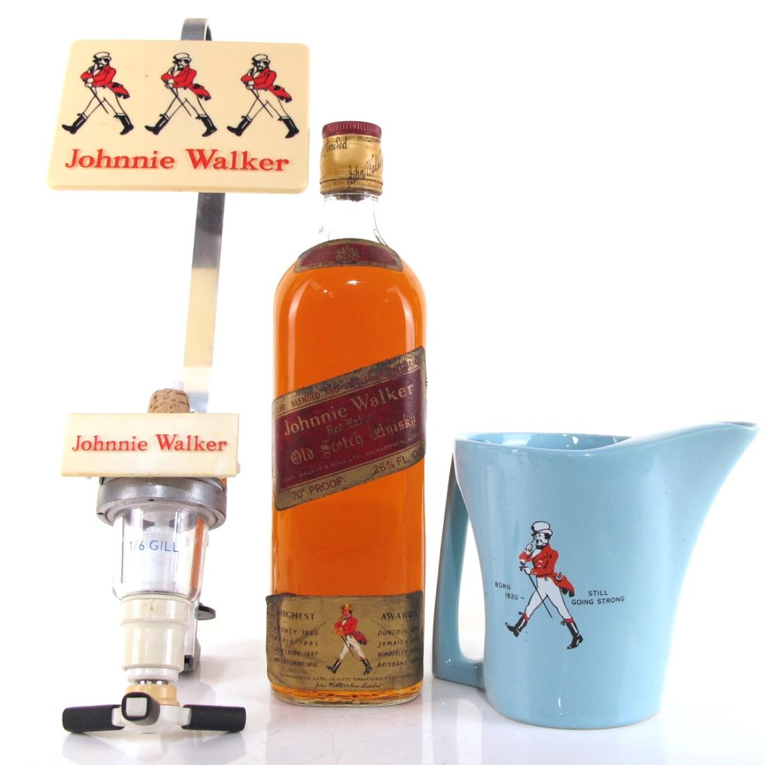 Johnnie Walker Red Label 1970s / Including Jug and Optic Whisky ...