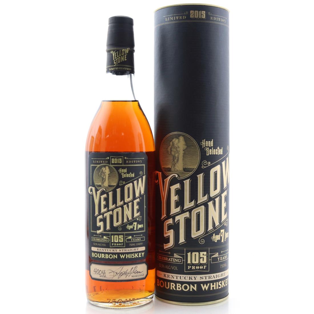 Yellowstone 7 Year Old Kentucky Straight Bourbon 101 Proof / 2015 ...