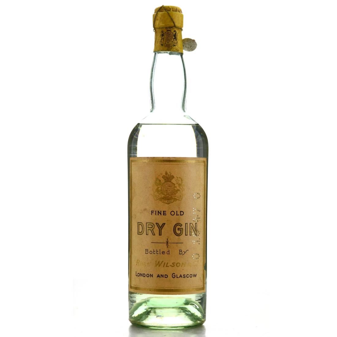 Wilson and Co Dry Gin 1930s Whisky | Whisky Auctioneer