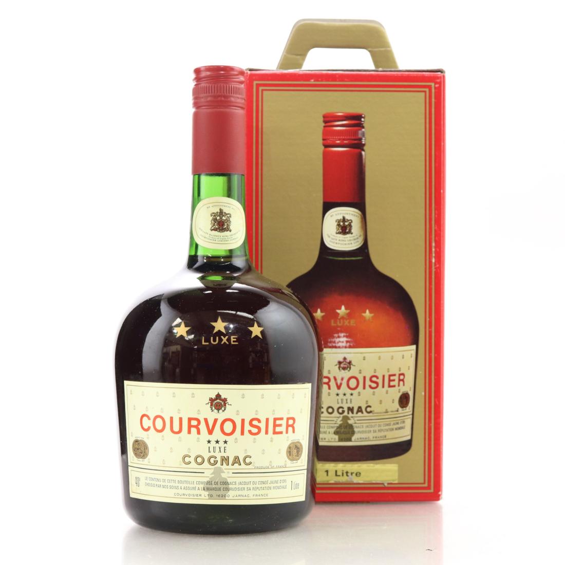 Courvoisier 3 Star Luxe Cognac 1 Litre 1980s Whisky | Whisky Auctioneer