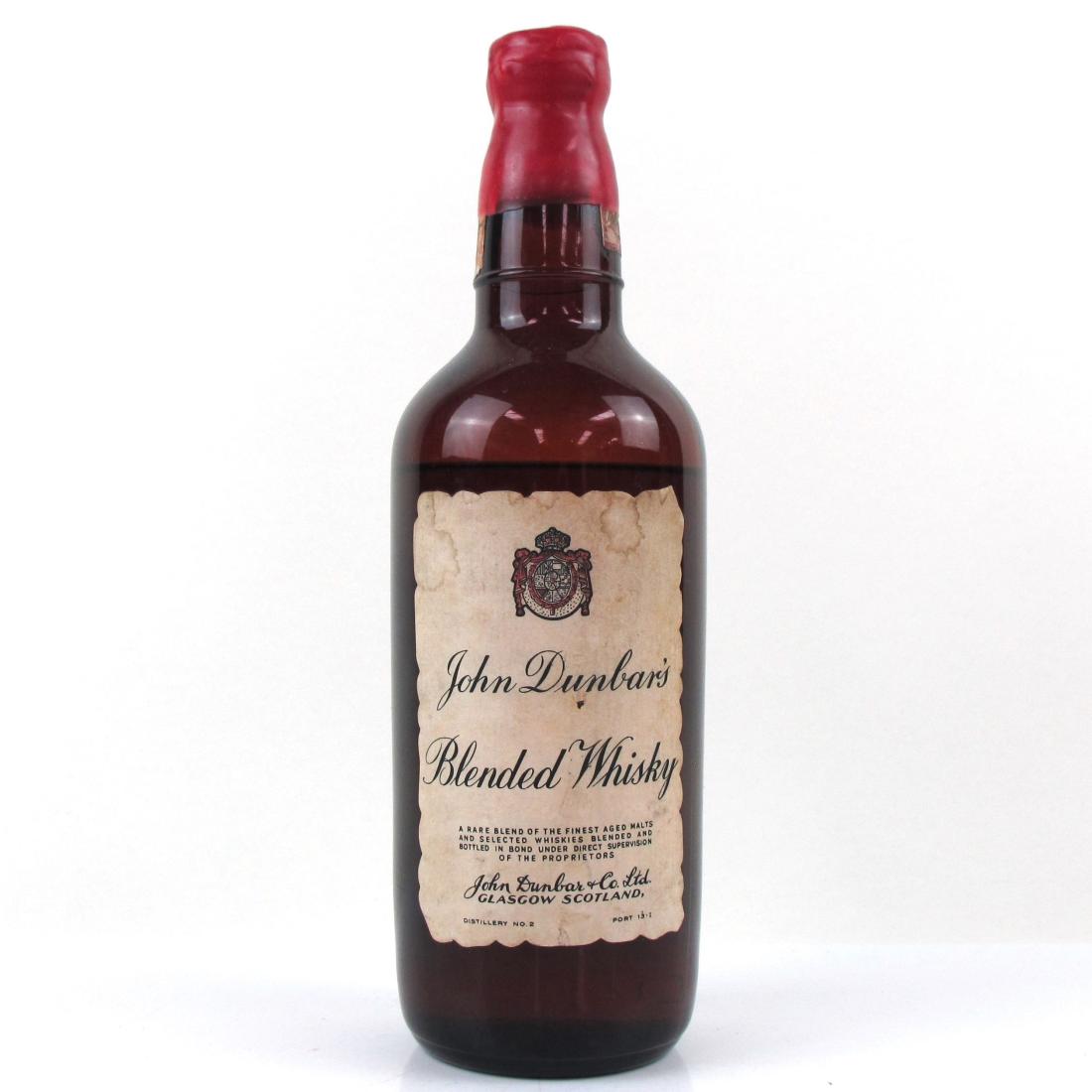 John Dunbar's Blended Scotch Whisky / Resealed Whisky | Whisky Auctioneer