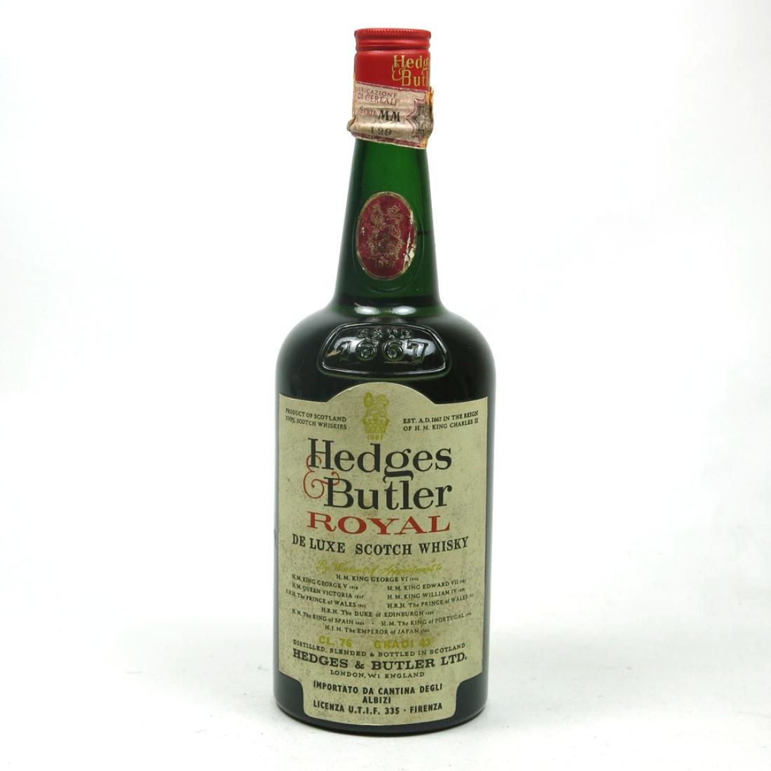 Hedges & Butler Royal Scotch Whisky Whisky | Whisky Auctioneer
