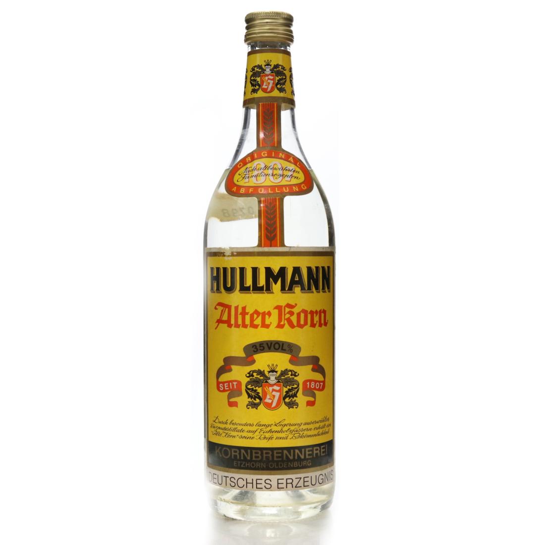 Hullman Alter Korn circa 1970s Whisky | Whisky Auctioneer