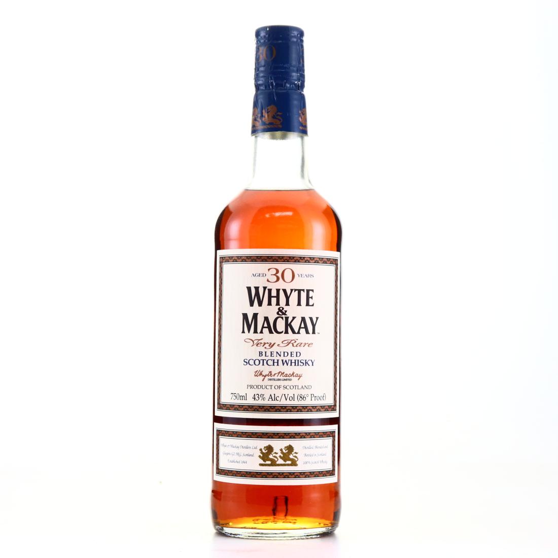 Whyte & Mackay 30 Year Old Very Rare 75cl Import Whisky | Whisky Auctioneer