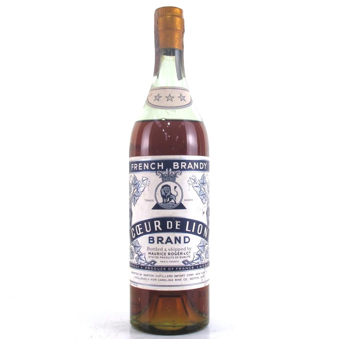 Coeur de Lion 3 Star French Brandy Whisky | Whisky Auctioneer