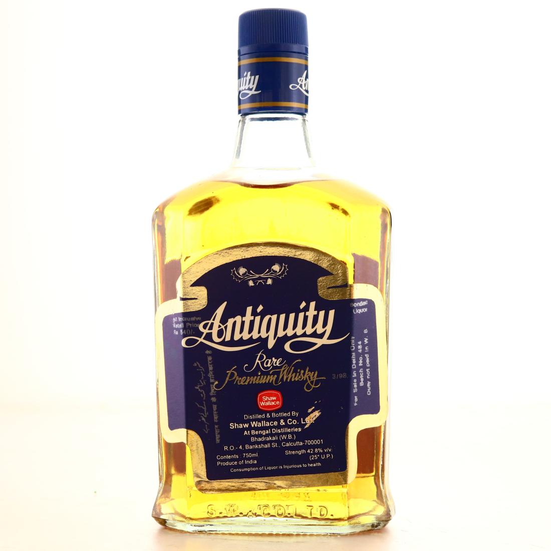 Antiquity Rare Premium Indian Whisky Whisky | Whisky Auctioneer