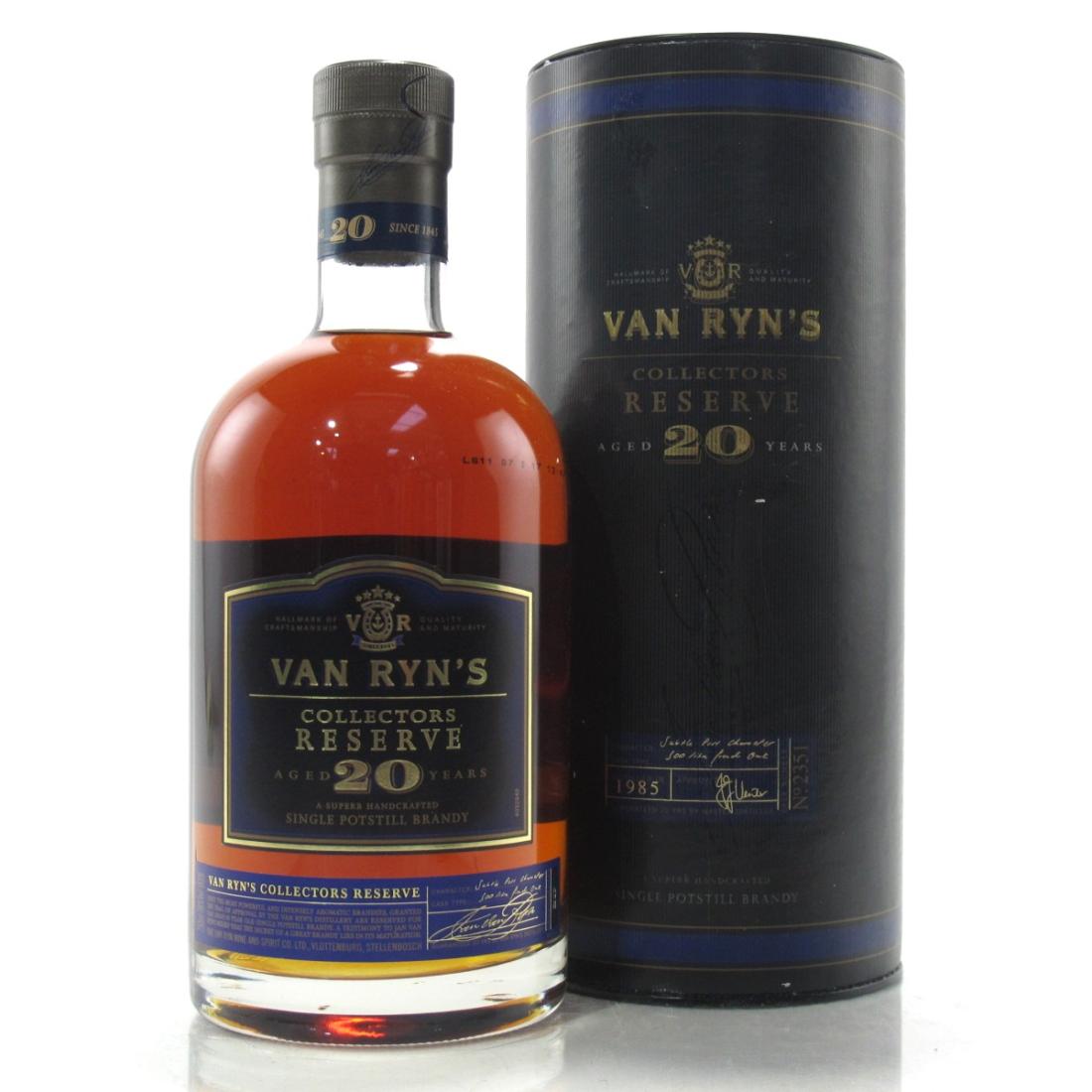 Van Ryn's 1985 Collectors Reserve 20 Year Old Brandy Whisky | Whisky Auctioneer