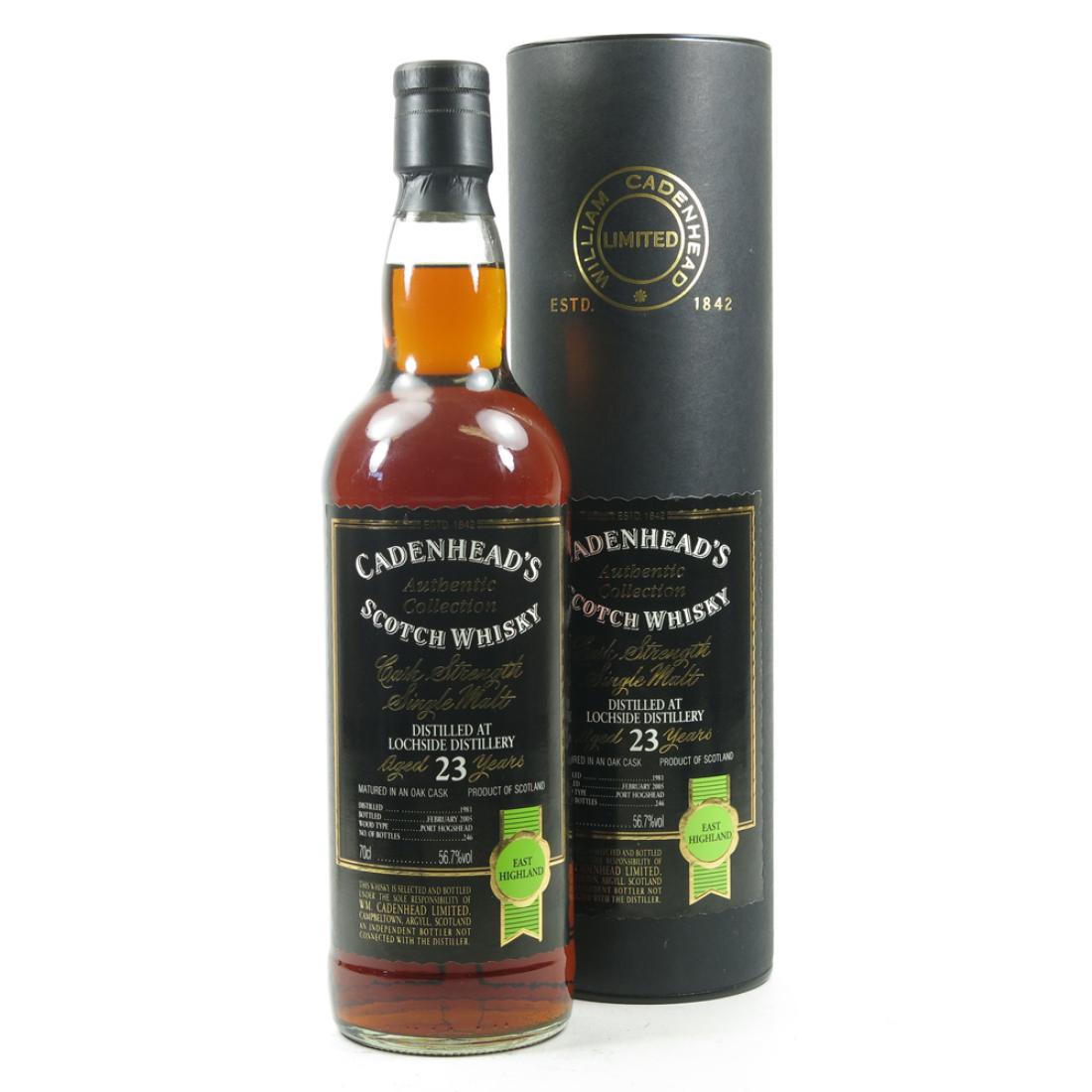 Lochside 1981 Cadenhead's 23 Year Old / Port Hogshead Whisky | Whisky ...