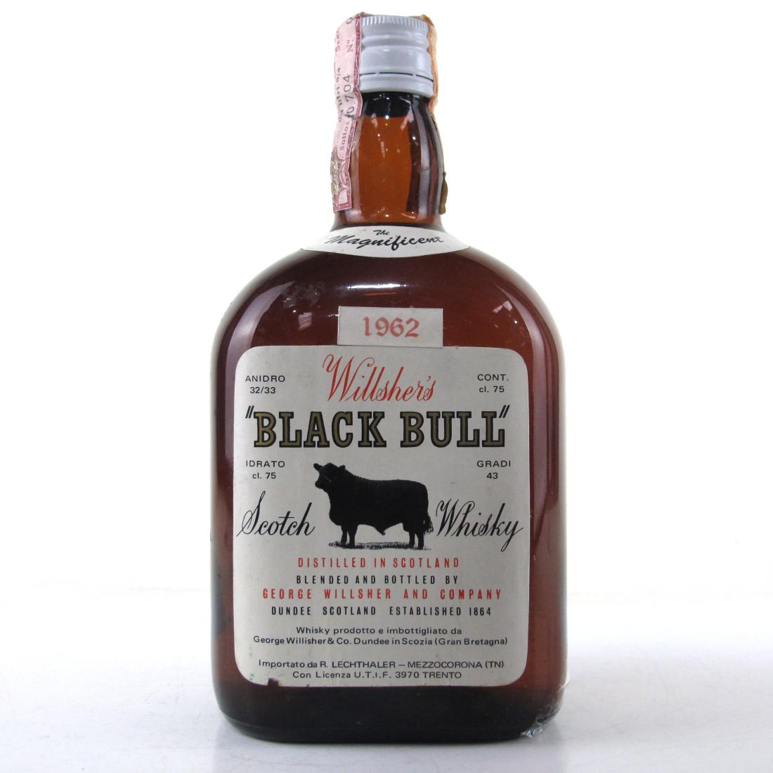 Willsher's 1962 Black Bull Whisky | Whisky Auctioneer