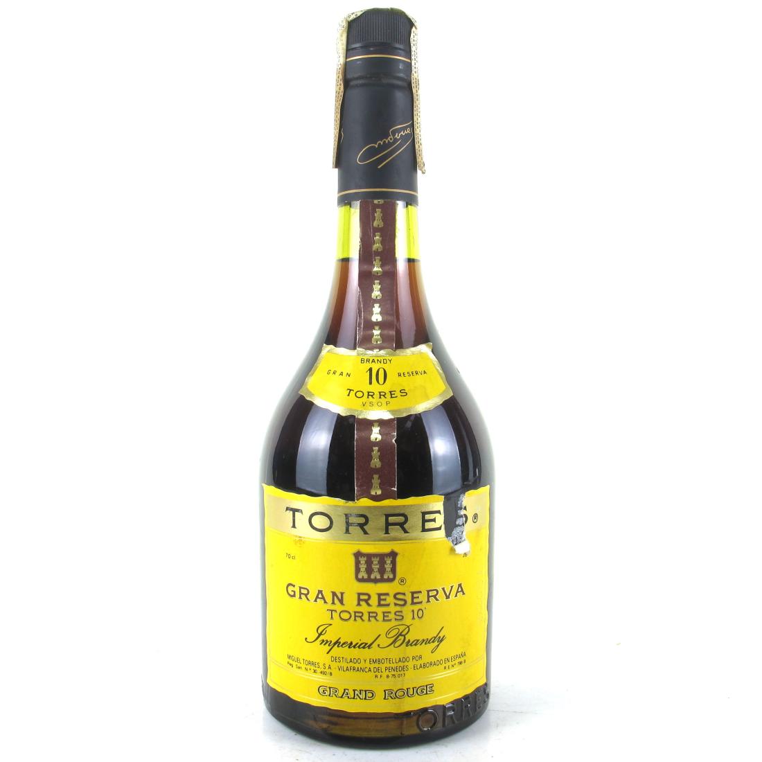 Torres 10 VSOP Gran Reserva Whisky | Whisky Auctioneer