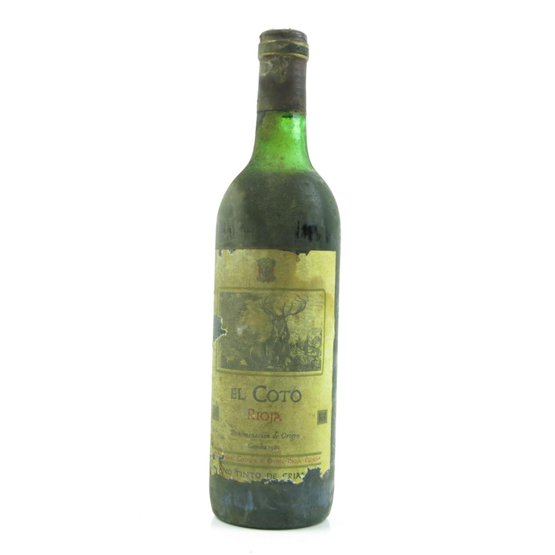 El Coto 1981 Rioja Crianza Whisky | Whisky Auctioneer