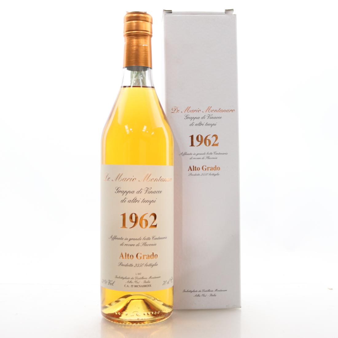 Dr Mario Montanaro 1962 Alto Grado Grappa Whisky | Whisky Auctioneer