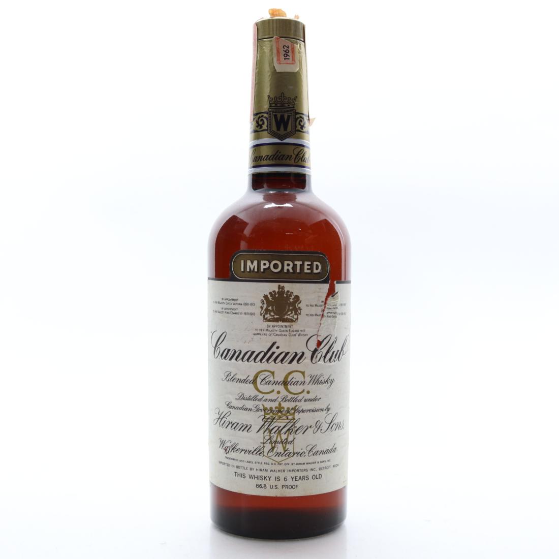 Canadian Club 1962 Whisky | Whisky Auctioneer