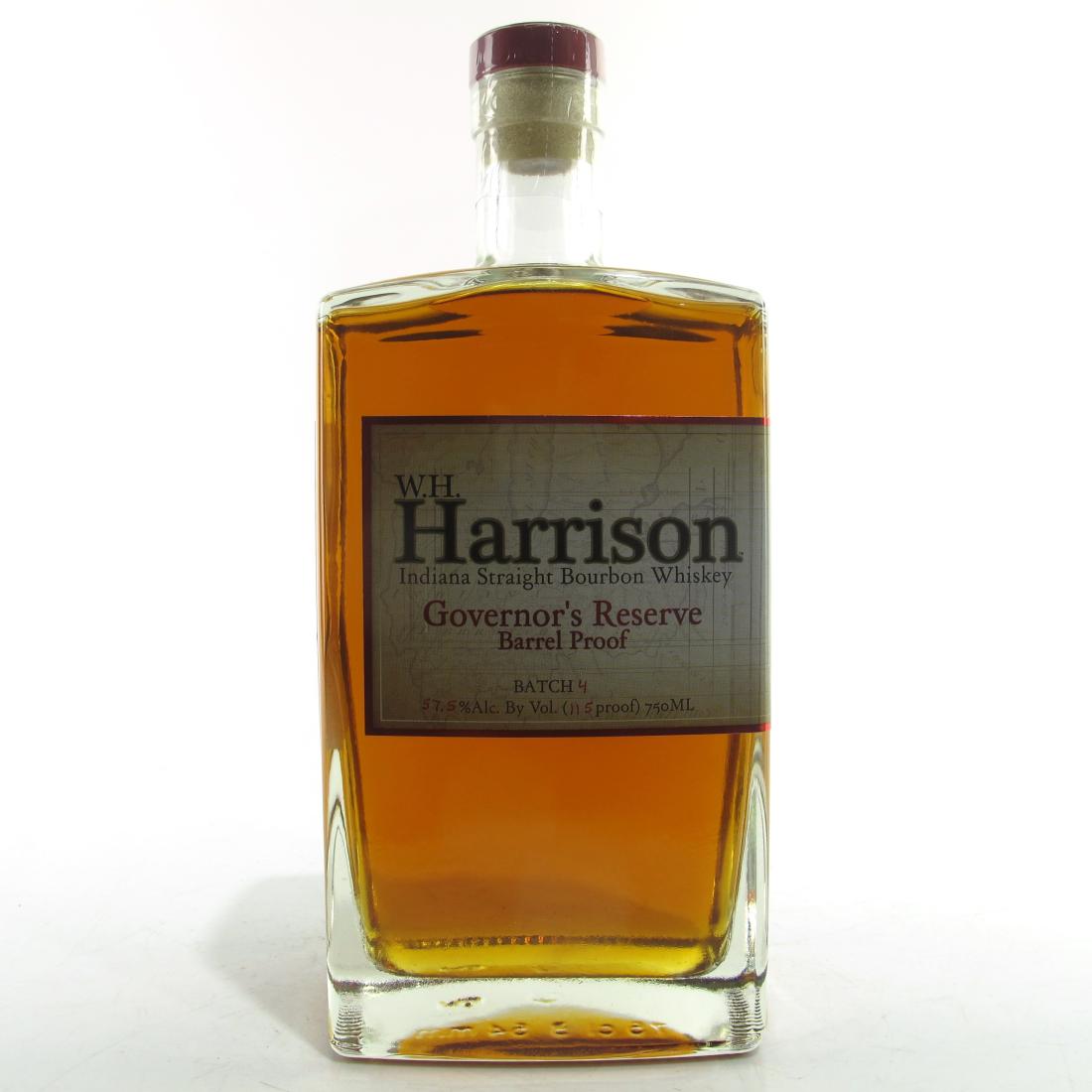 W.H. Harrison Governor's Reserve Barrel Proof Batch #4 Whisky | Whisky ...