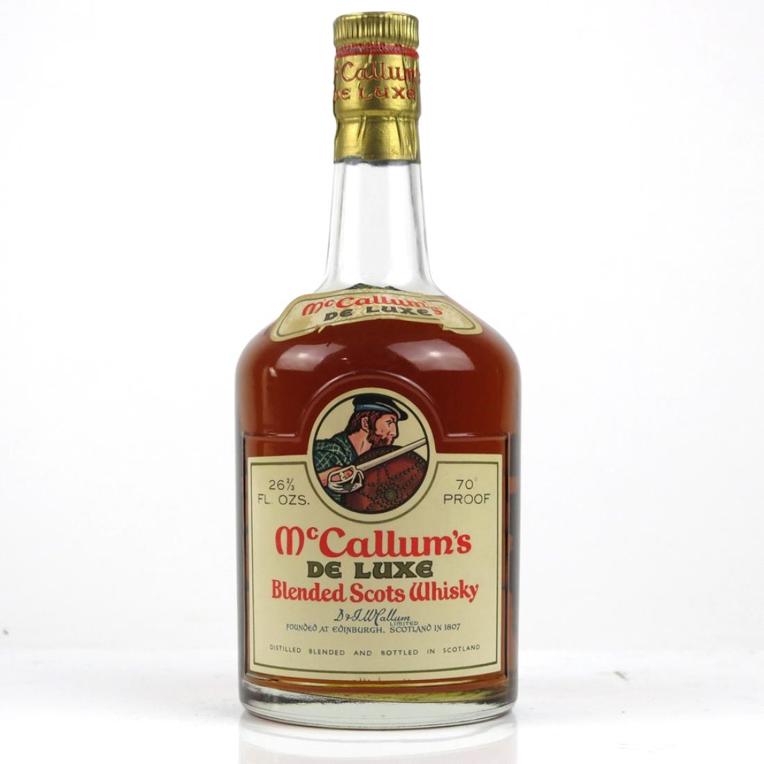 McCallum's DeLuxe Blended Scotch 1970s Whisky | Whisky Auctioneer