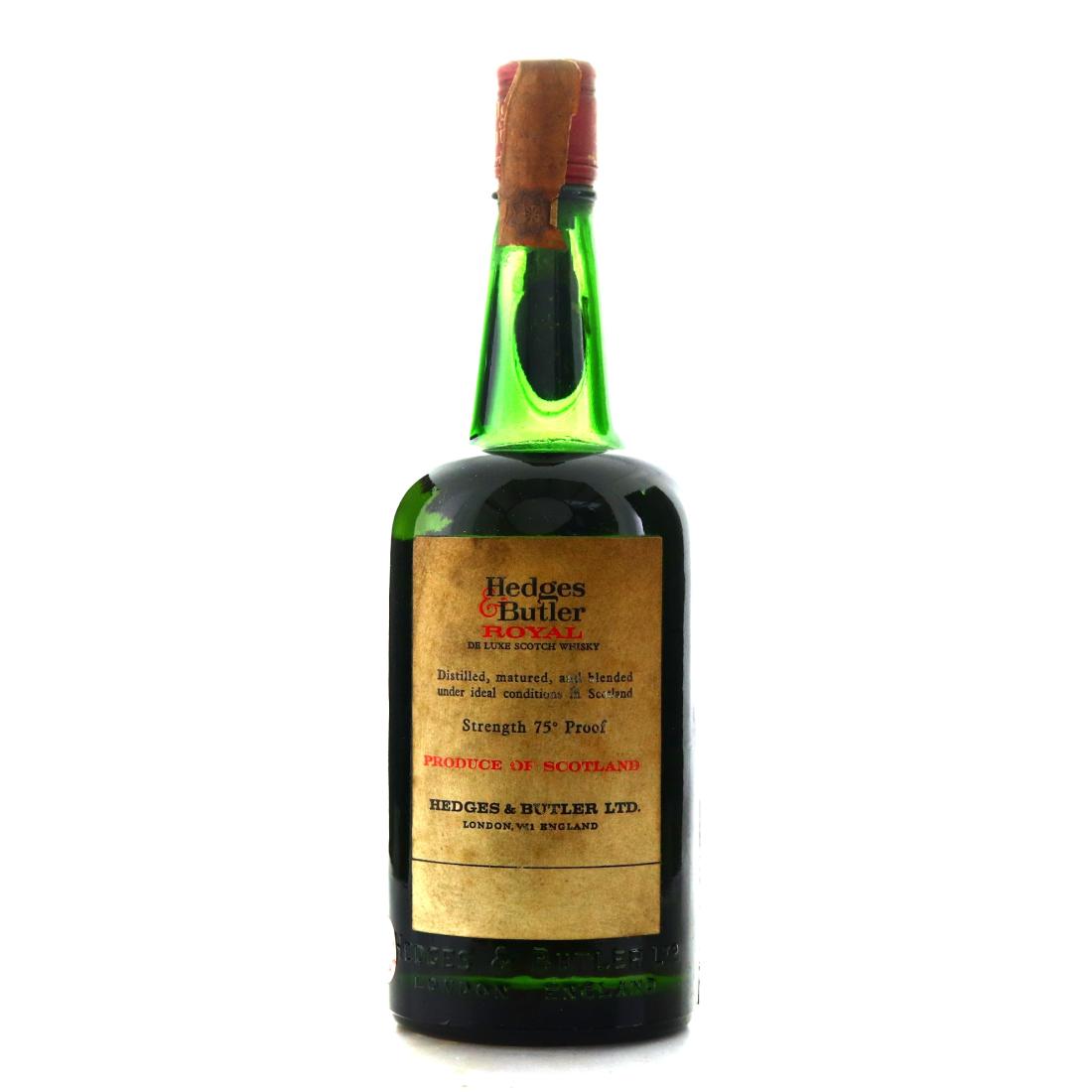 Hedges & Butler Royal De Luxe Scotch Whisky 1970s Whisky | Whisky ...