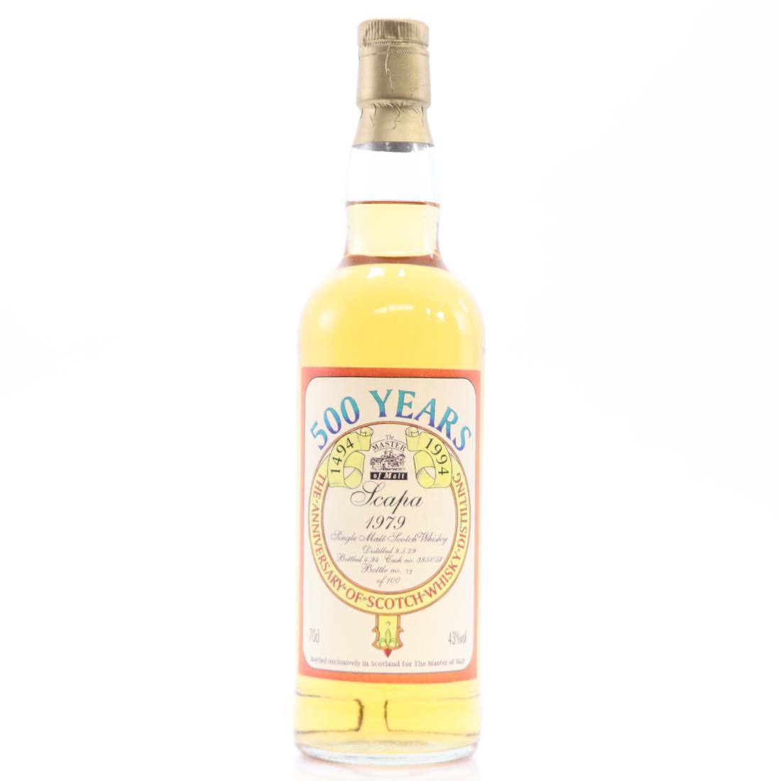 Scapa 1979 Master of Malt 500 Years Whisky | Whisky Auctioneer