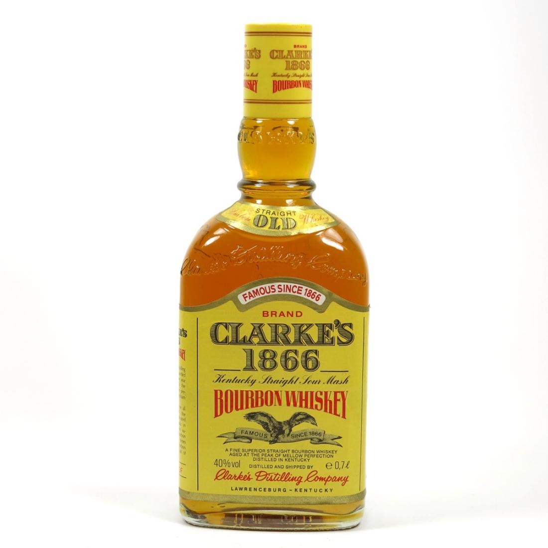 Clarke's 1866 Bourbon Whisky | Whisky Auctioneer