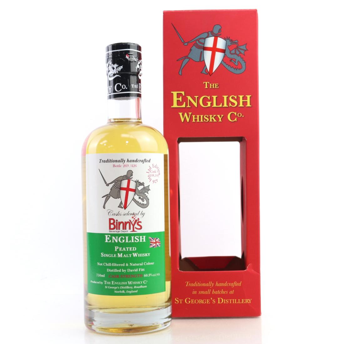 English Whisky Co Peated Single Cask 75cl Whisky | Whisky Auctioneer