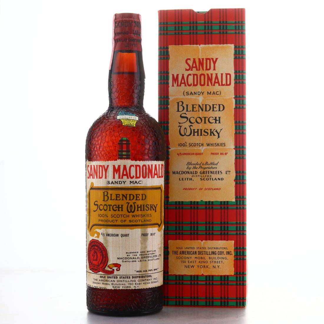 Sandy MacDonald Special Scotch Whisky circa Whisky | Whisky Auctioneer