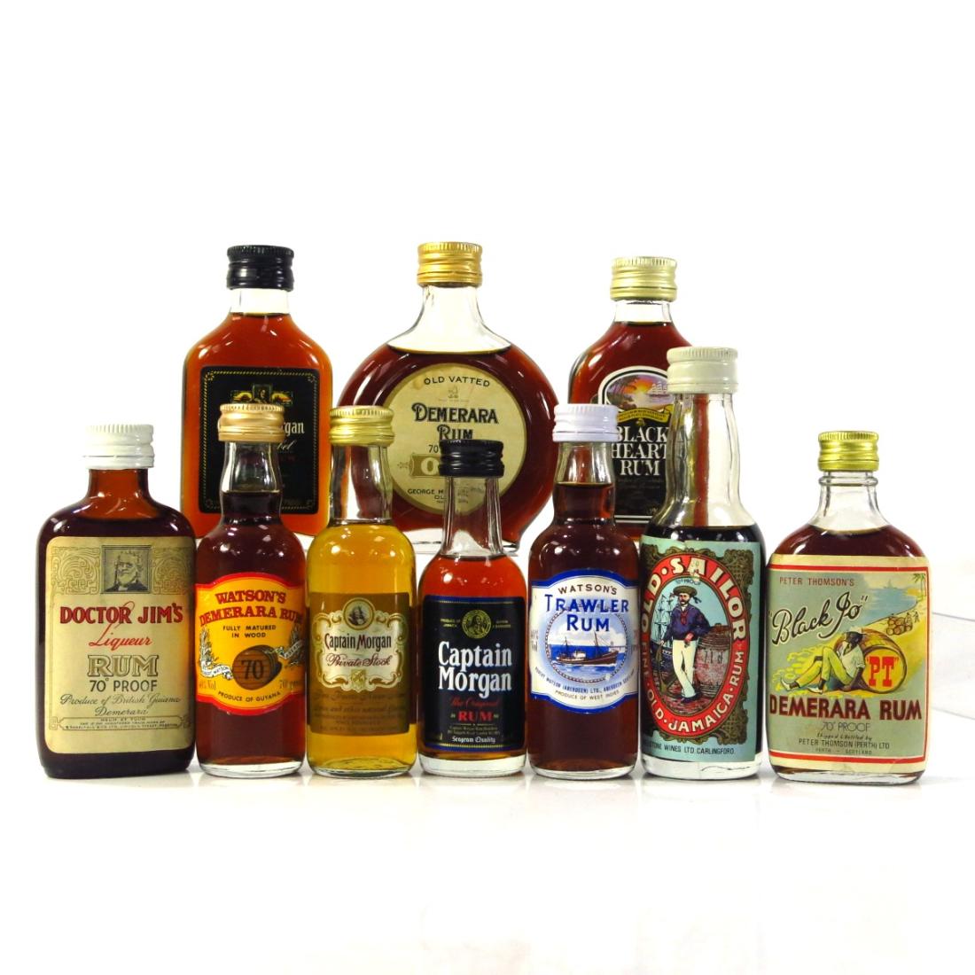 Rum Miniature Selection x 10 Whisky | Whisky Auctioneer