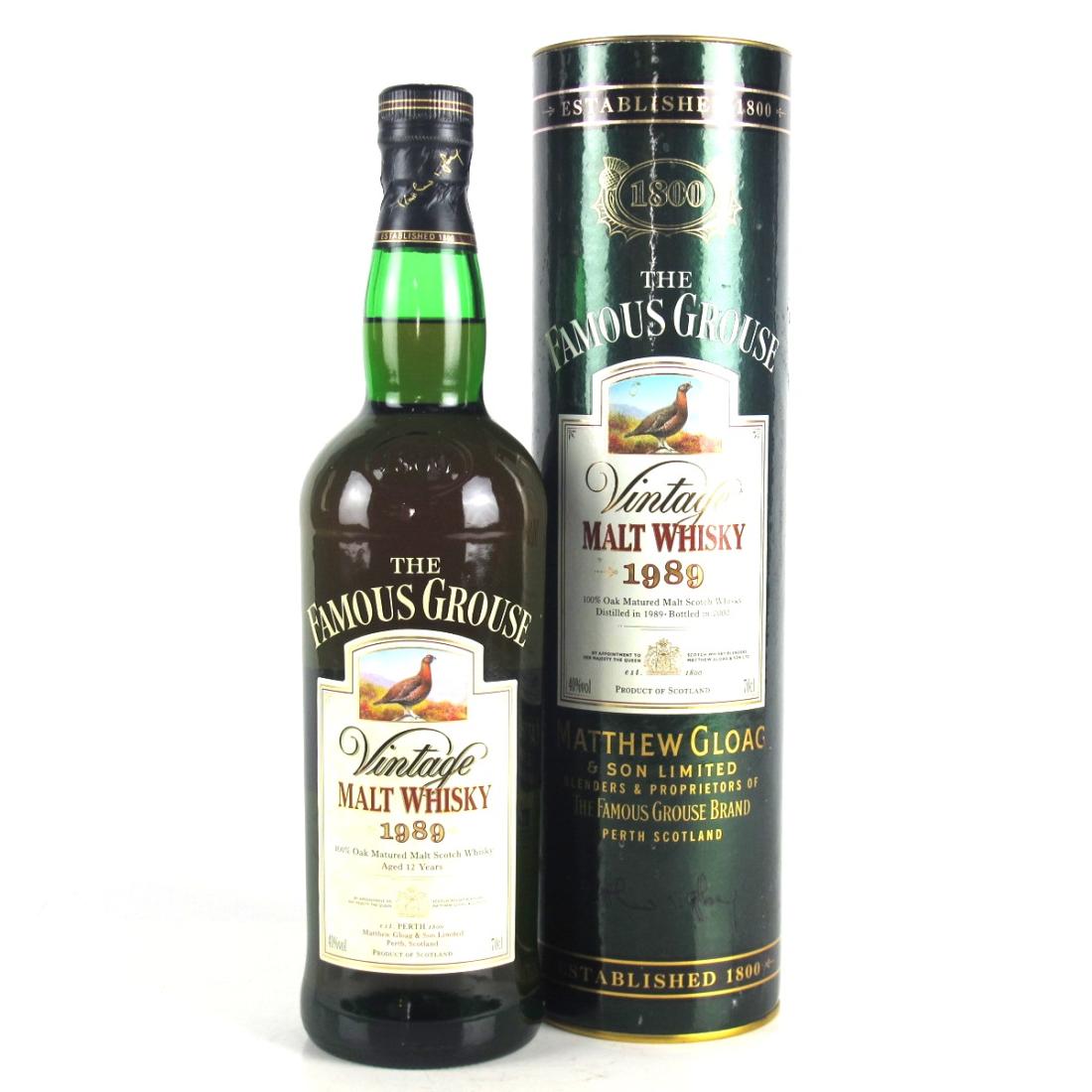Famous Grouse 1989 12 Year Old Whisky | Whisky Auctioneer