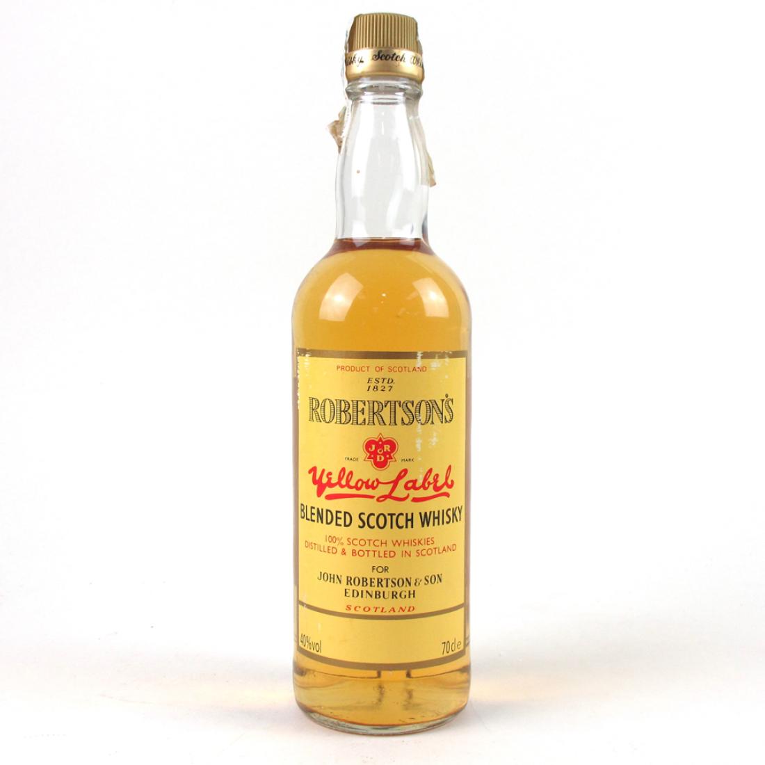 Robertson Yellow Label Blended Scotch Whisky Whisky | Whisky Auctioneer