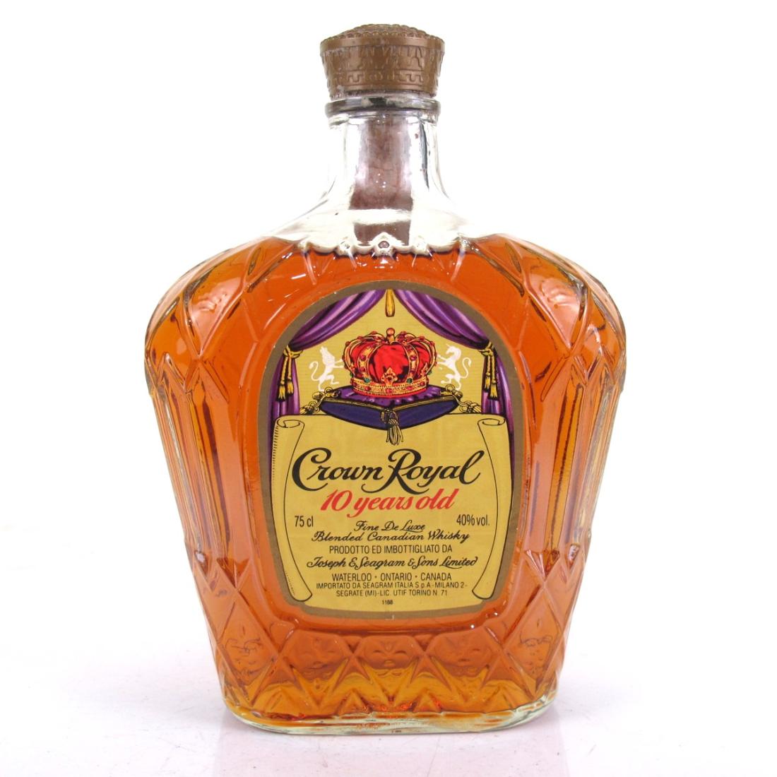 Crown Royal 10 Year Old 1980s Whisky | Whisky Auctioneer