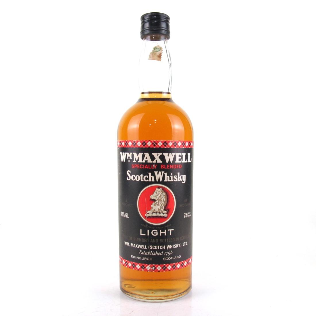 W.M Maxwell Light Scotch Whisky Circa 1980s Whisky | Whisky Auctioneer