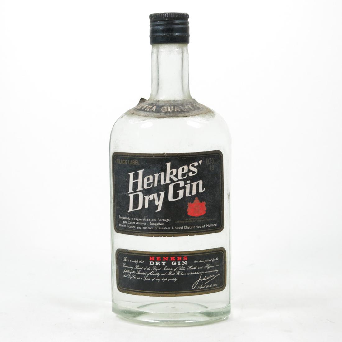 Henkes Black Label Dry Gin Circa 1980s Whisky | Whisky Auctioneer