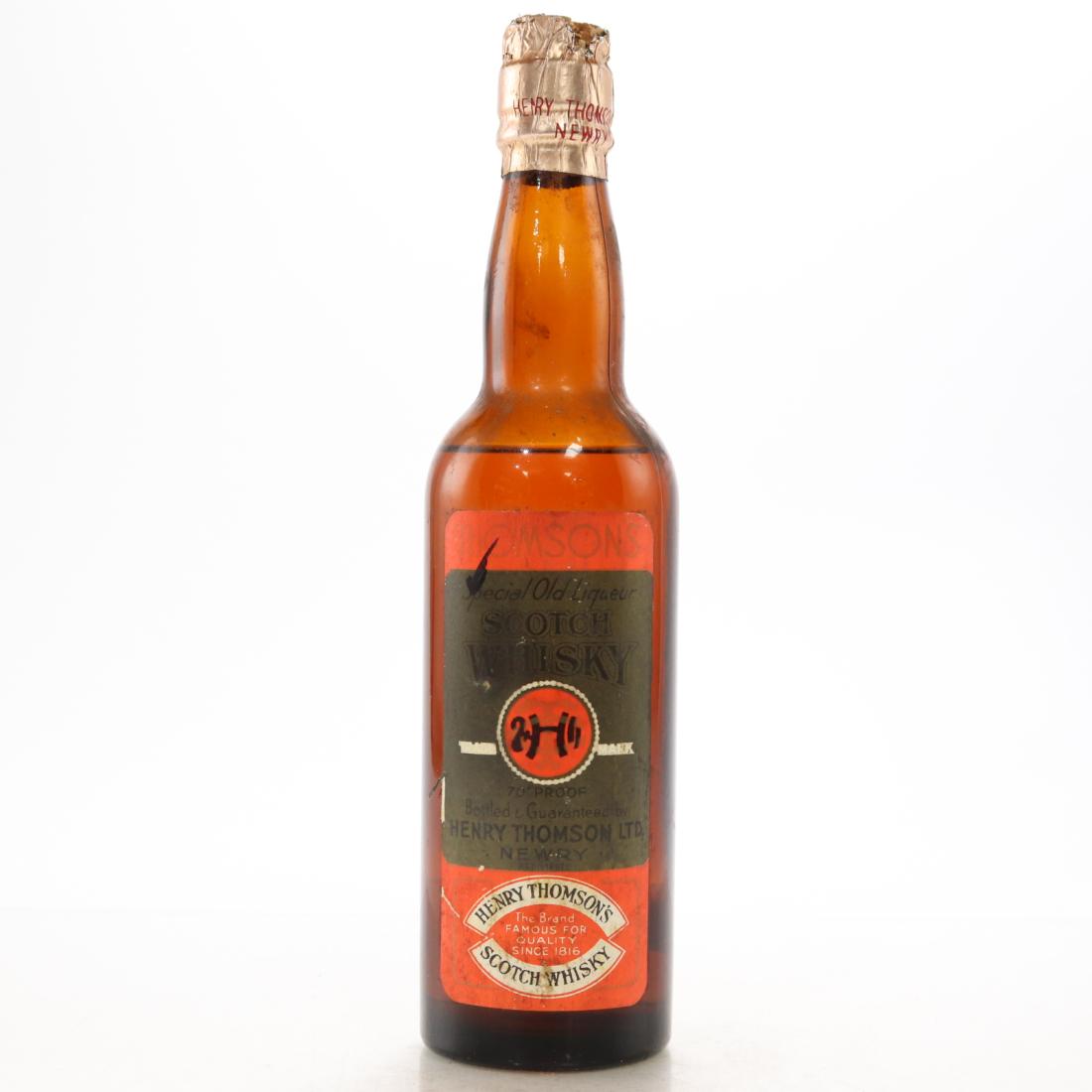 Henry Thomson's Old Liqueur Scotch Whisky circa 1960s Whisky | Whisky ...