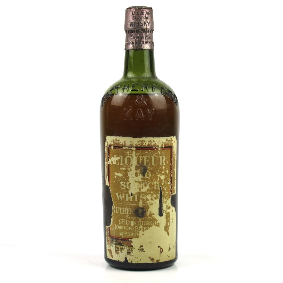 Rutherford and Kay Liqueur Old Scotch Whisky 1920s Whisky | Whisky ...
