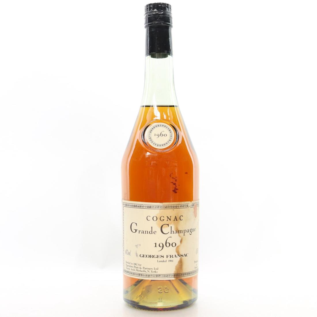 G. Fransac 1960 Grande Champagne Cognac Whisky | Whisky Auctioneer