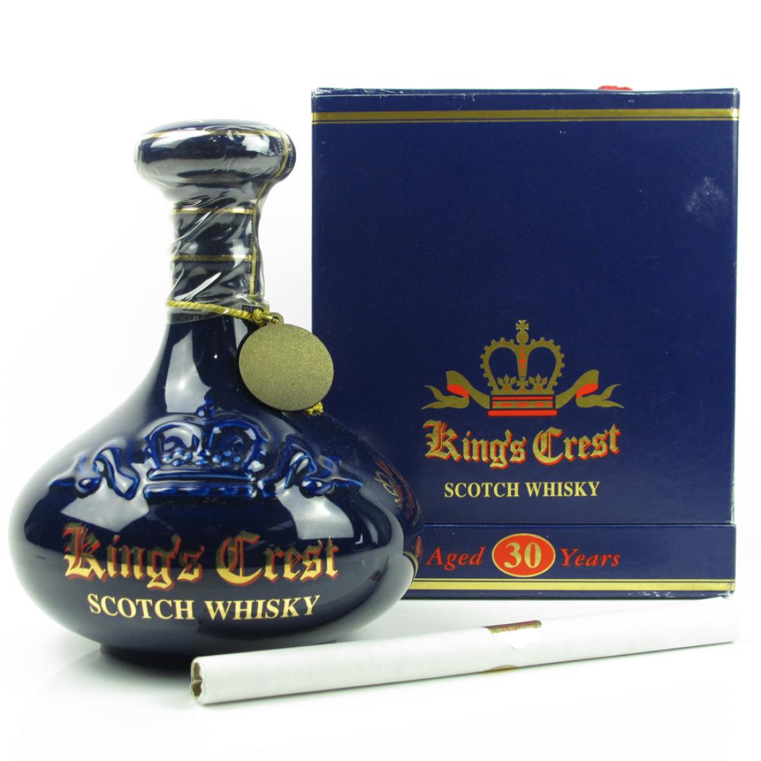 King's Crest 30 Year Old Decanter Whisky | Whisky Auctioneer