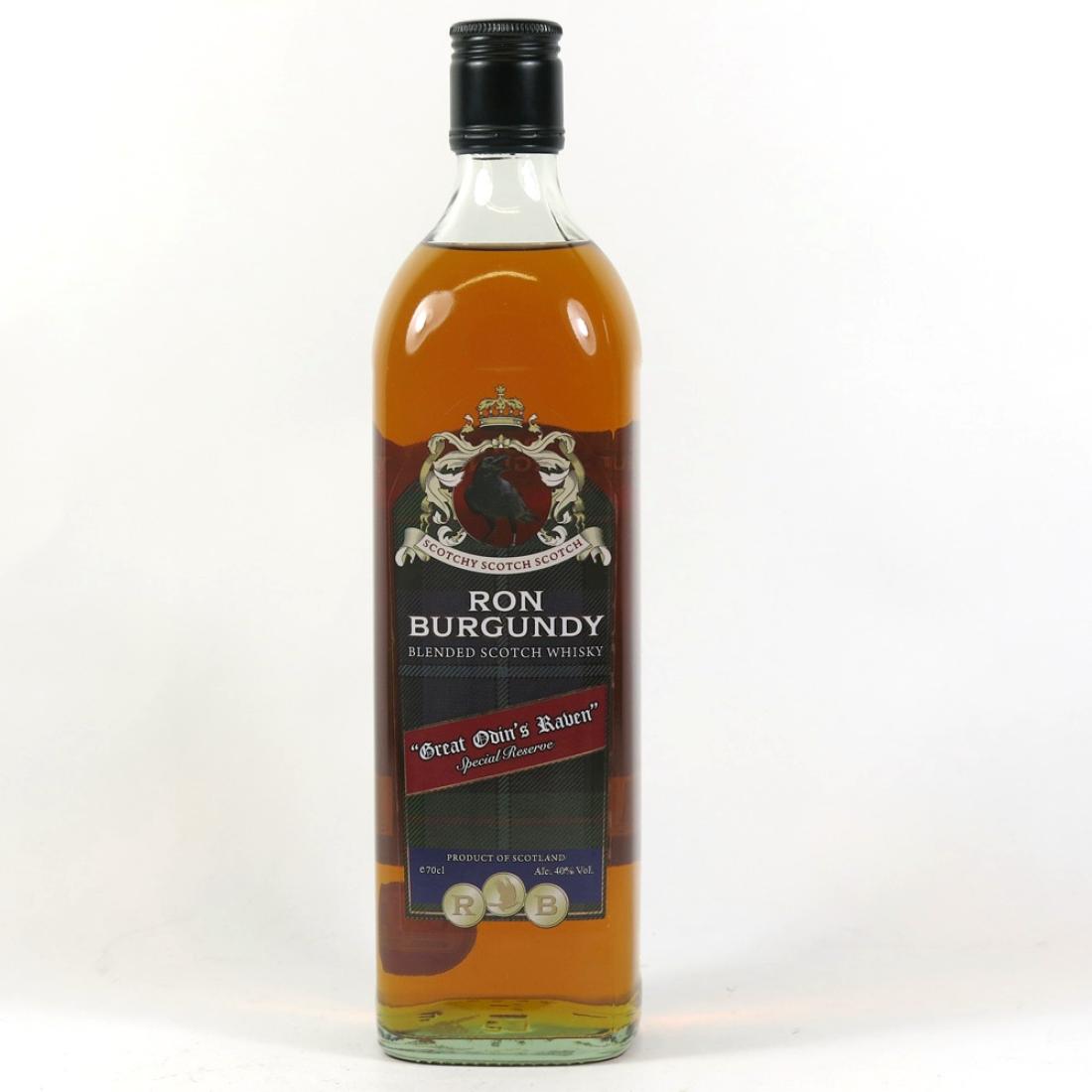 Ron Burgundy Great Odin's Raven Whisky | Whisky Auctioneer