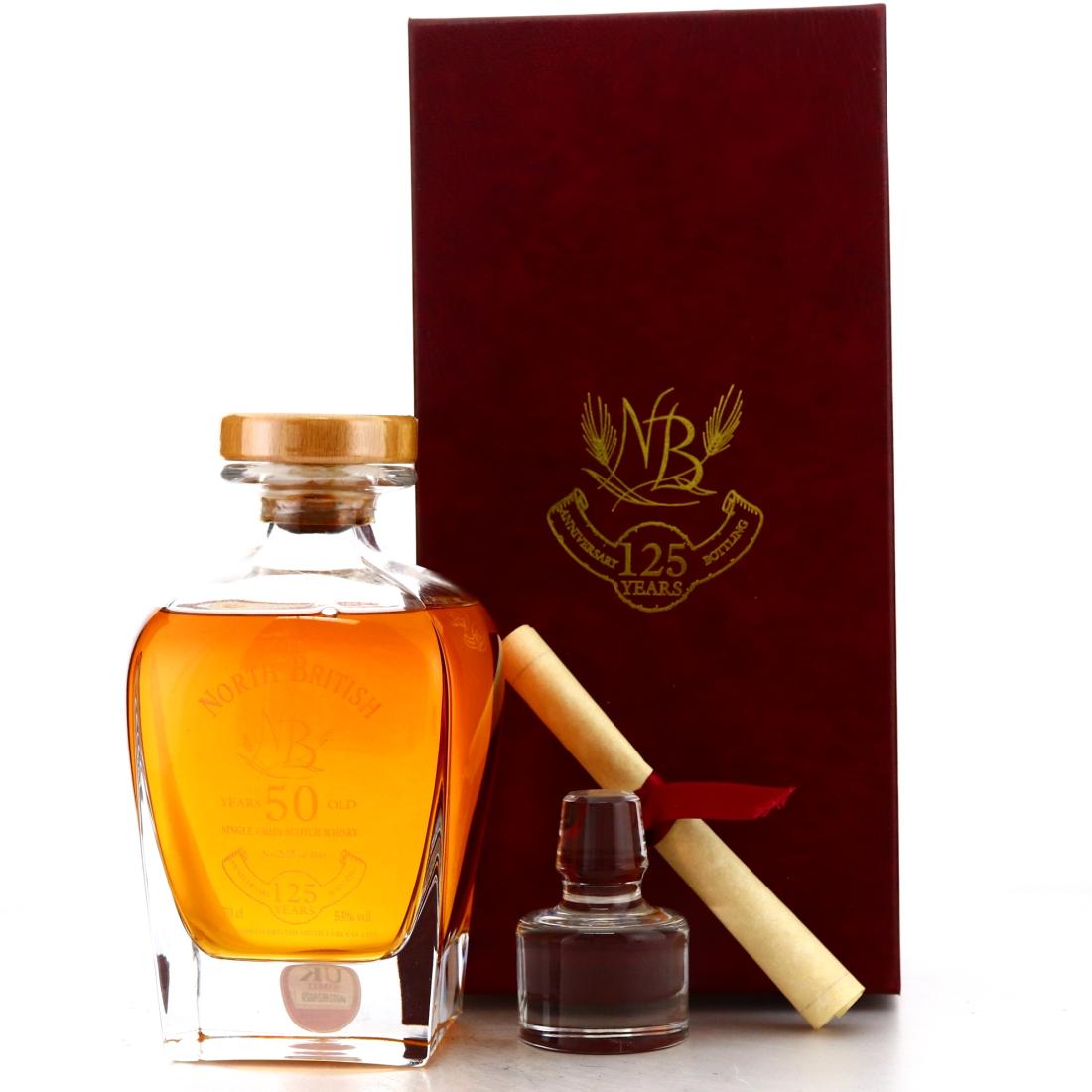 North British 50 Year Old 125th Anniversary & 5 Year Old 20cl / 50th ...