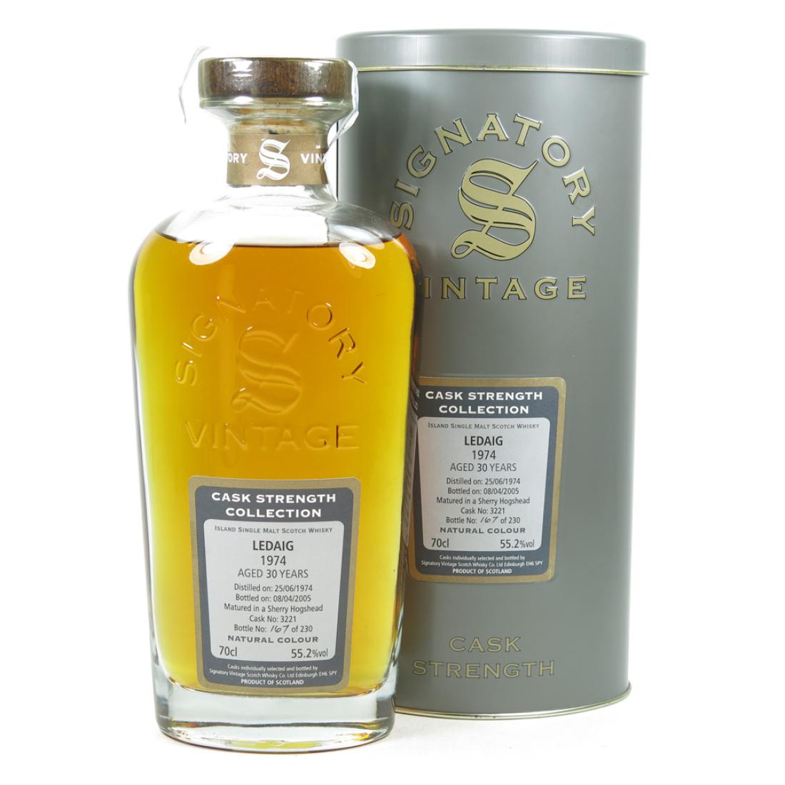 Ledaig 1974 Signatory Vintage 30 Year Old Whisky | Whisky Auctioneer